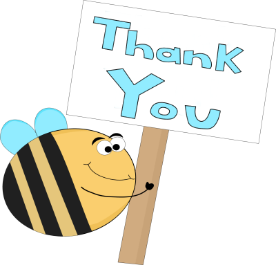 Download Bee Thank You Sign - Bee Thank You Gifs - Full Size PNG Image ...