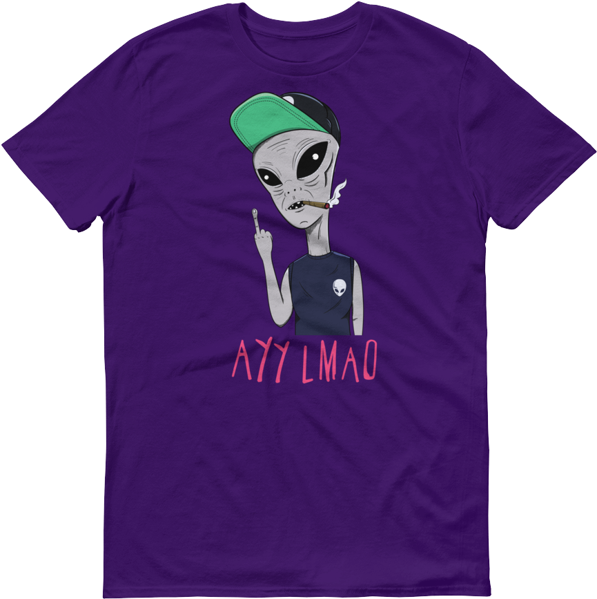 Download Alien Ayy Lmao Tee - T-shirt - Full Size PNG Image - PNGkit