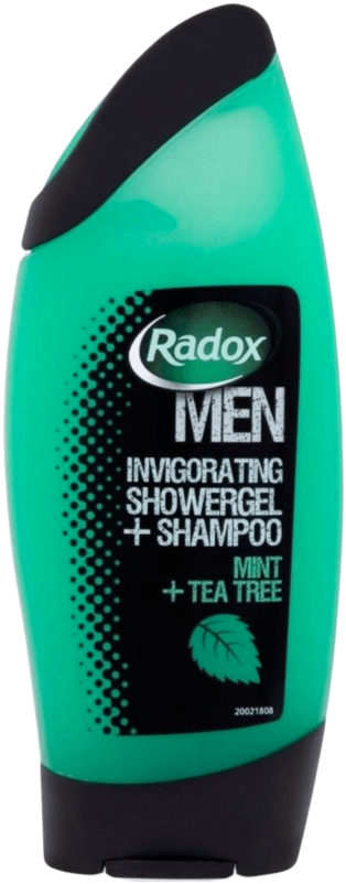 Download Radox Men Mint & Tea Tree Shower Gel Shampoo Bottle - Radox ...