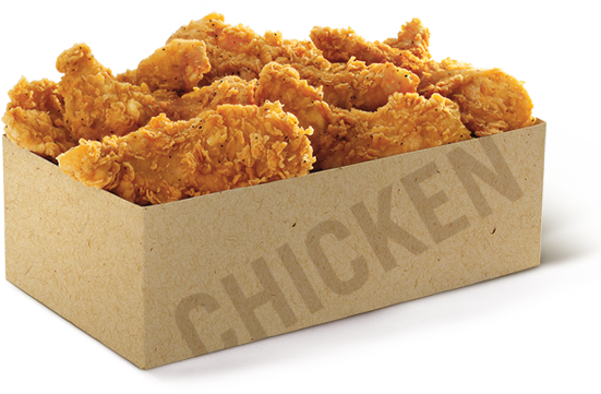 Download Chicken In A Box - Fried Chicken In A Box - Full Size PNG ...