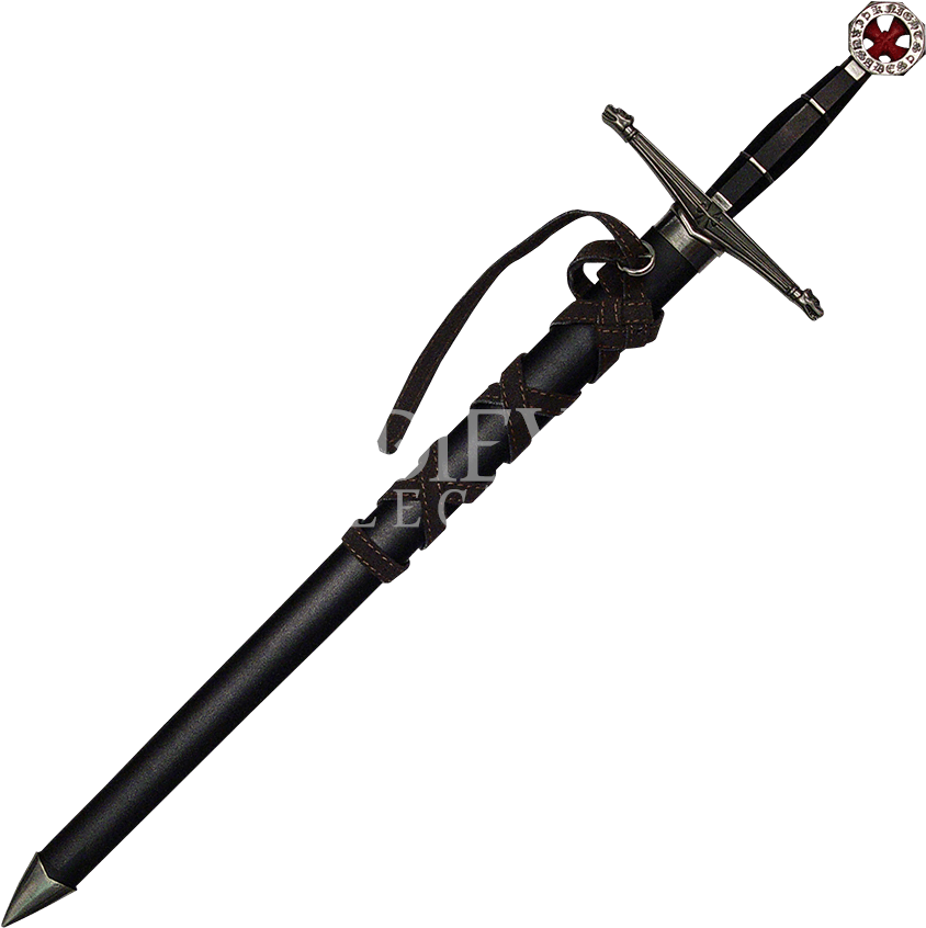 Download Knights Templar Red Cross Sword - Melee Weapon - Full Size PNG ...