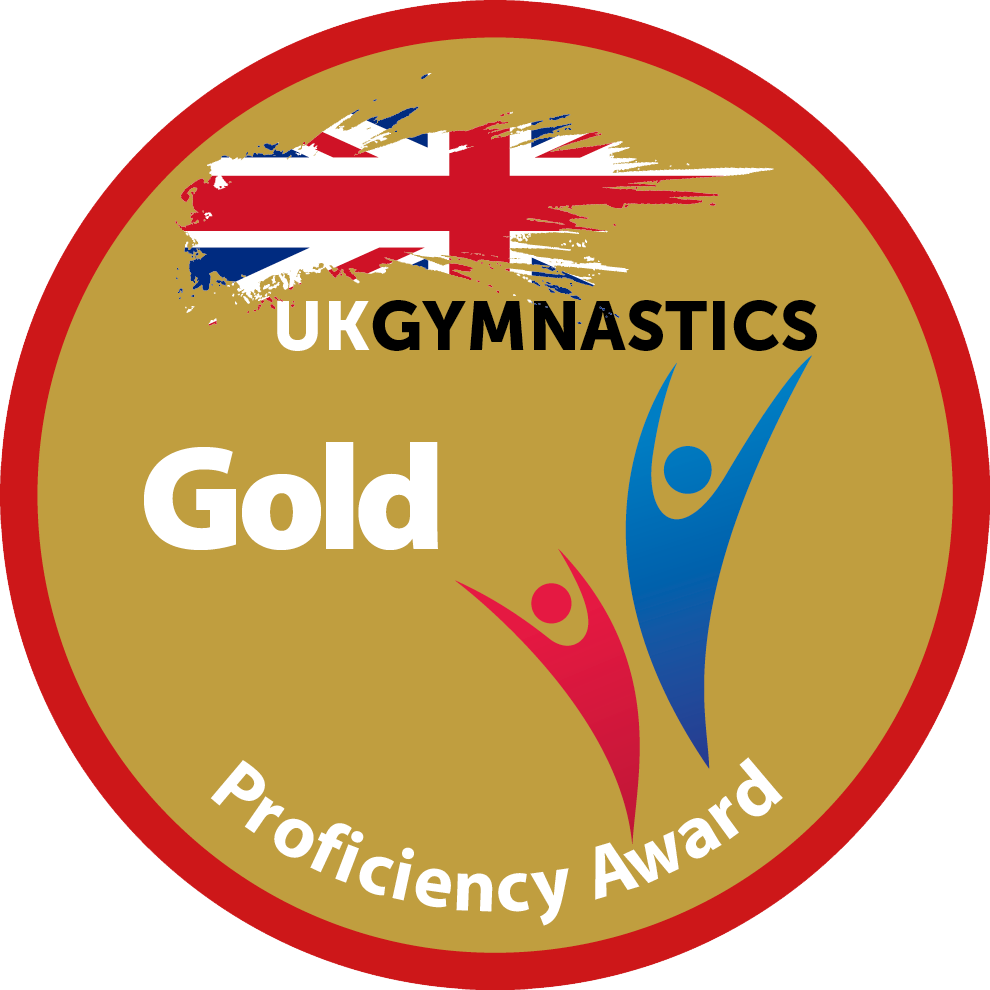 Download Uk Gymnastics Proficiency Gold Award - Gymnastics Badges 6 - Full Size PNG Image - PNGkit