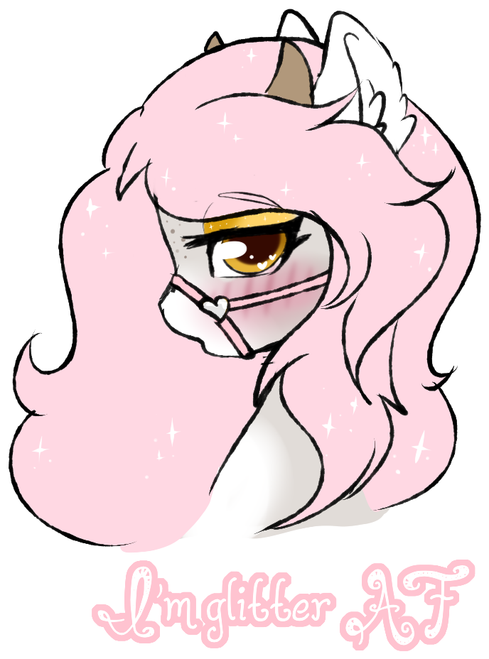 Download Pastel Pony Princess, Bat Pony, Blushing, Cute, Glitter ...