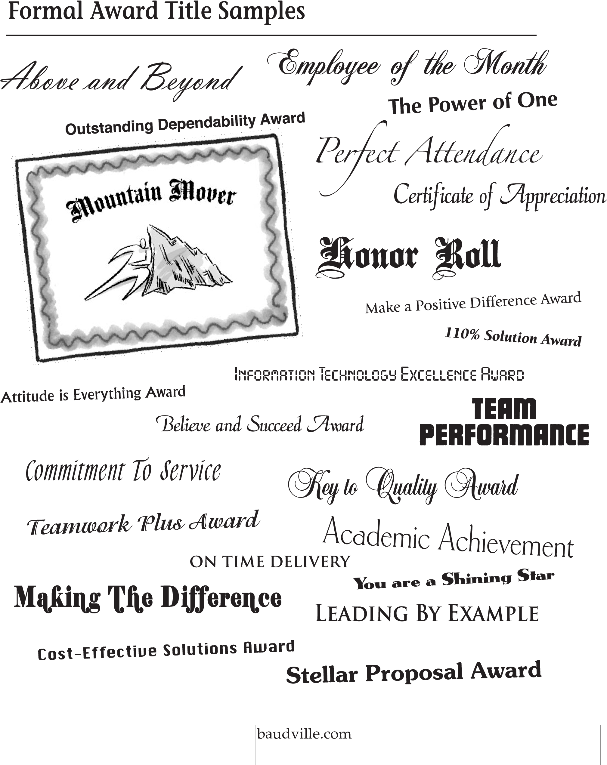 Download Sample Employee Recognition Award Certificate Main - Award ...