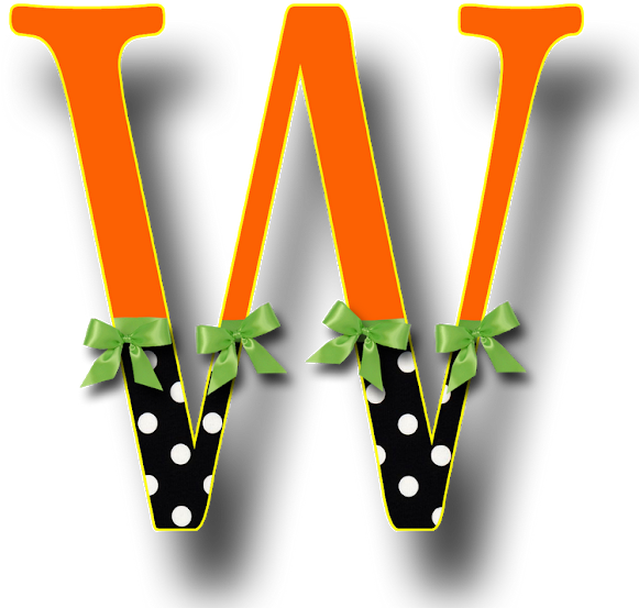 Download Orange Polka Dot Letters - Letter - Full Size PNG Image - PNGkit