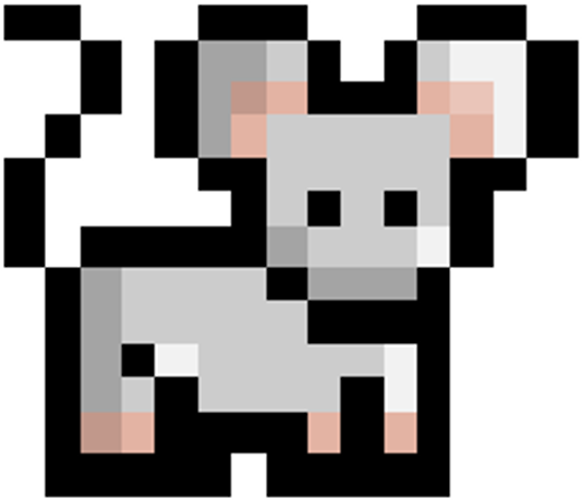 Download Transparent Pixel Pixelated Pixelart Mouse Mice Kawaii Cute ...