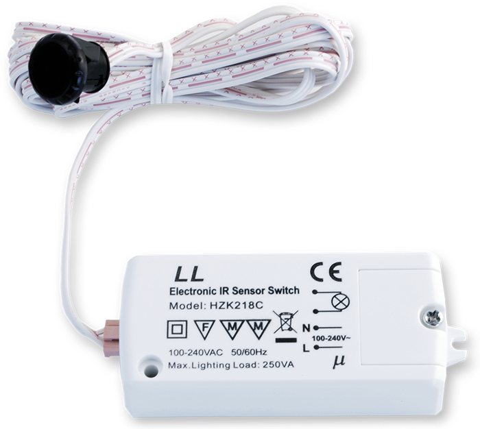 Download Ir Wave Sensor Switch Black 250w, Sensors, Et Lumiere - Full ...