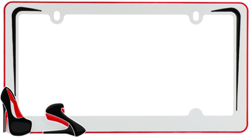 Download Stiletto License Plate Frame - Stiletto Heel - Full Size PNG ...