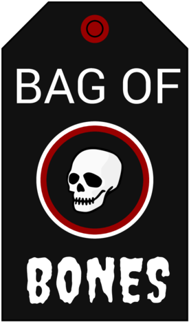 Download "bag Of Bones" Halloween Cardstock Gift Tags Pre-designed ...