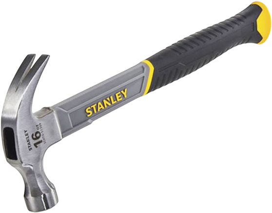 Download Stanley Curved Claw Hammer - Claw Hammer - Full Size PNG Image ...