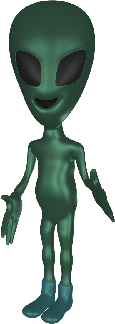 Download Alien V1 - Illustration - Full Size PNG Image - PNGkit