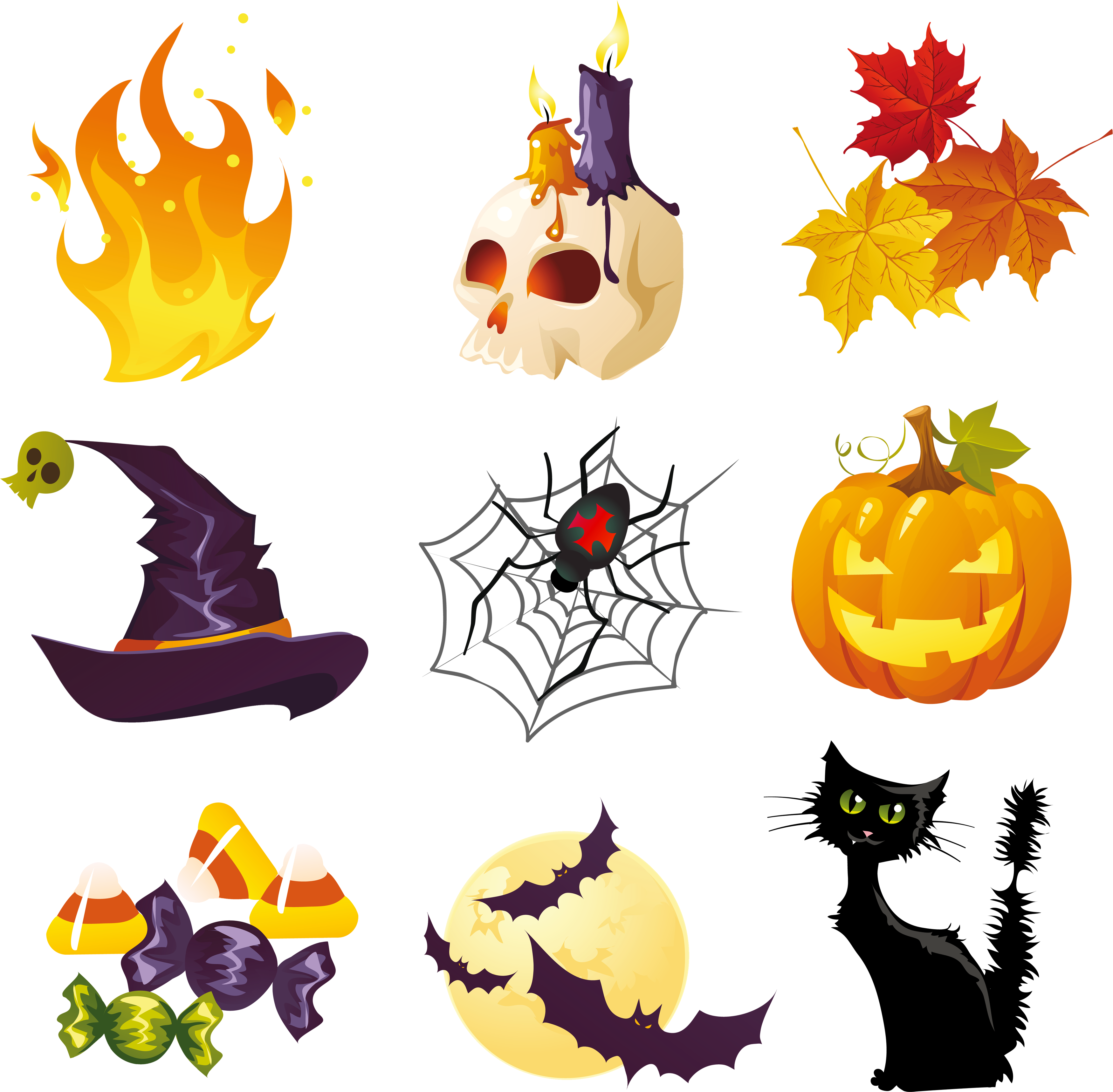 Download Clipart Halloween - Full Size PNG Image - PNGkit