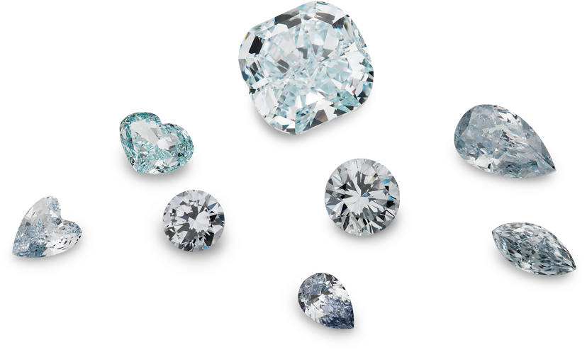 Download Transparent Stone Coloured Diamond - Diamond - PNGkit