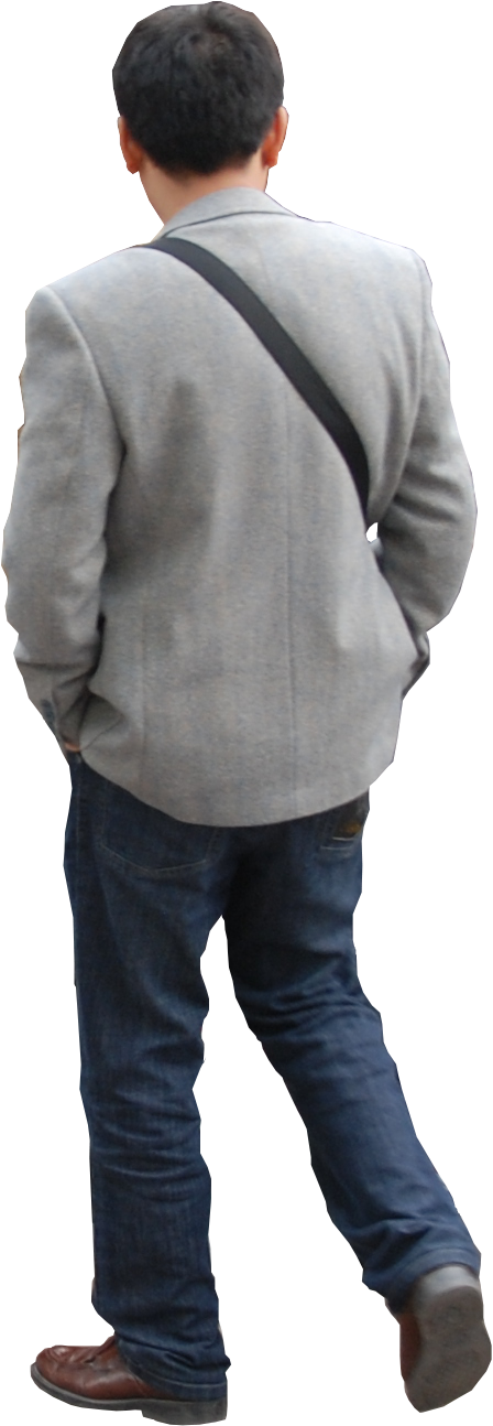 Download Person Walking Photoshop - Person From Behind Png - Full Size ...