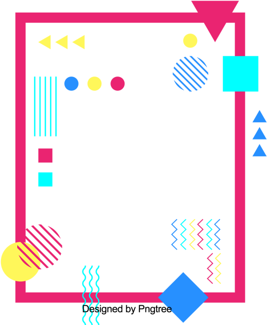 Download Square Polygon Of Coloured Color Geometric Frame, Colorful ...