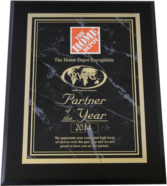 Download The Home Depot Partner Of The Year - Home Depot - Full Size ...