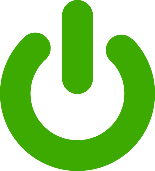 Download Green Power Button Png - Full Size PNG Image - PNGkit