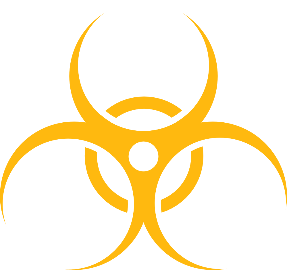 Download Biohazard - Toxic Symbol Transparent Background - Full Size ...