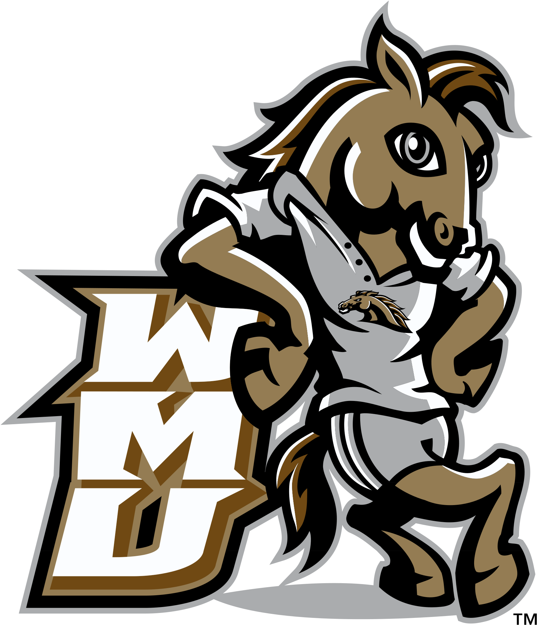 Download Transparent Wmu Broncos Logo Png Transparent - Western ...