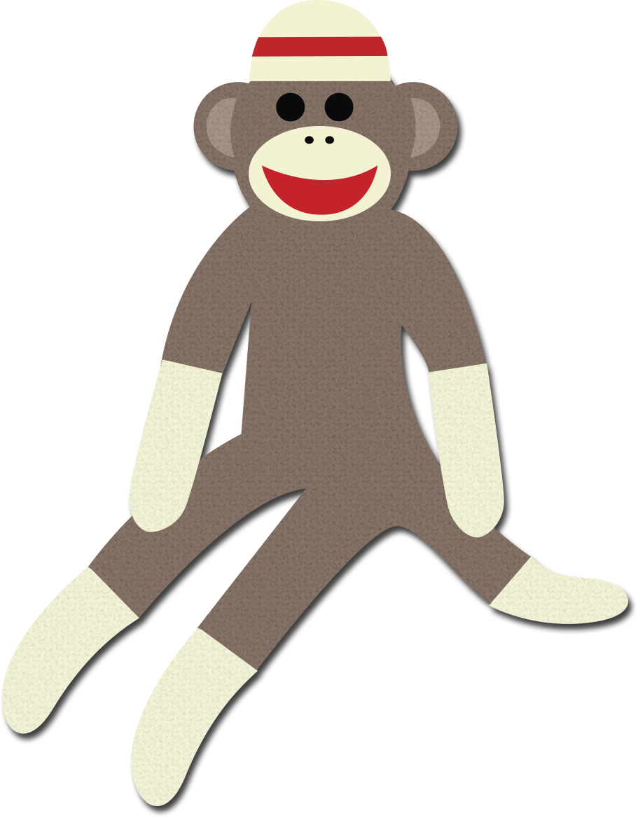 Download Sock Monkey Clip Art - Full Size PNG Image - PNGkit