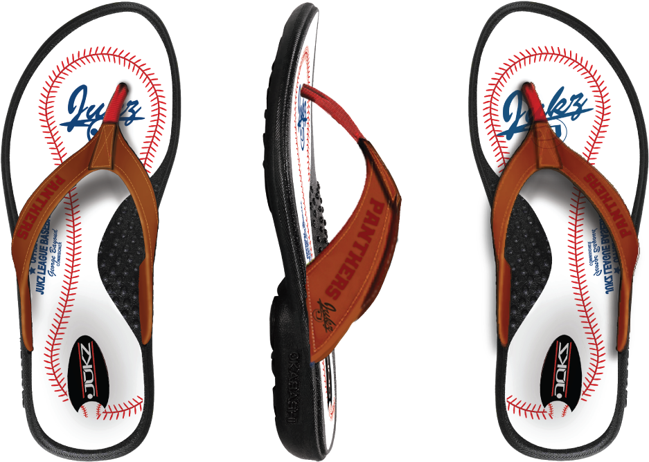 Download Benton Panthers Baseball Flip Flops - Jukz Sports Tt-bsb02-s ...