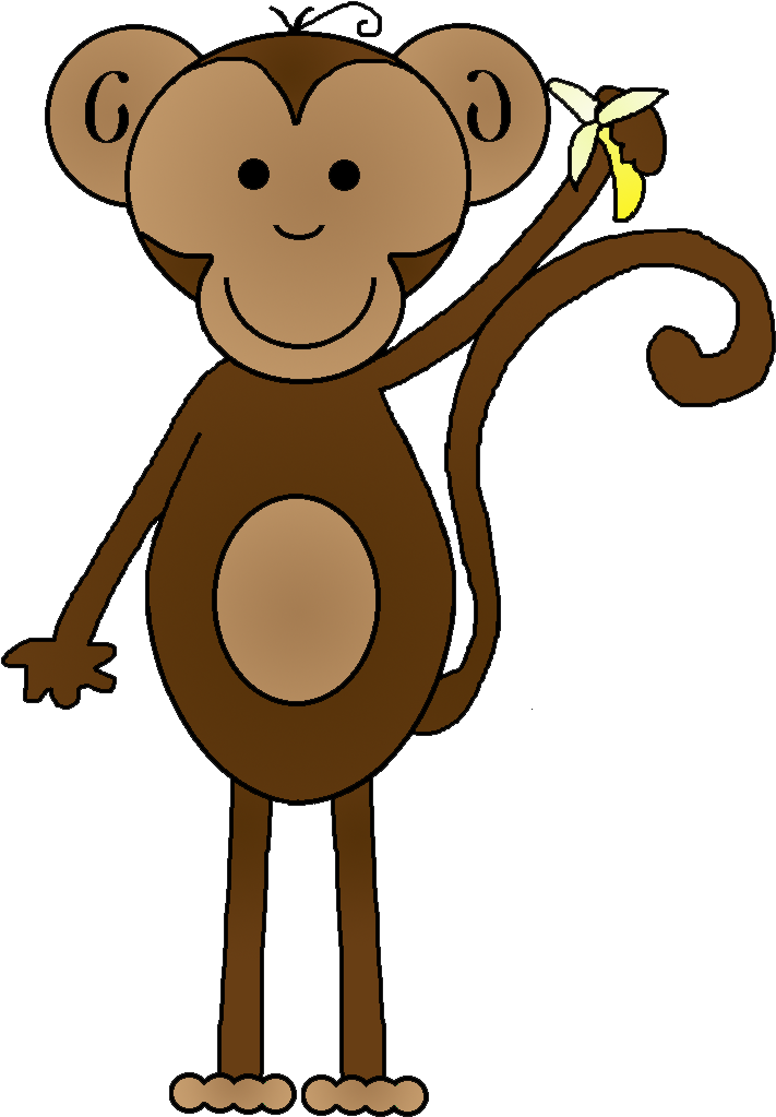 Download Graphics By Ruth - Brown Monkey Clip Art - Full Size PNG Image ...