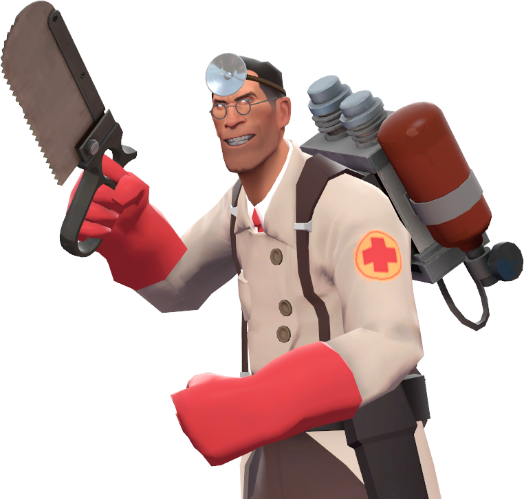 Download I Think This Counts As A " - Team Fortress 2 Medic Png - Full ...