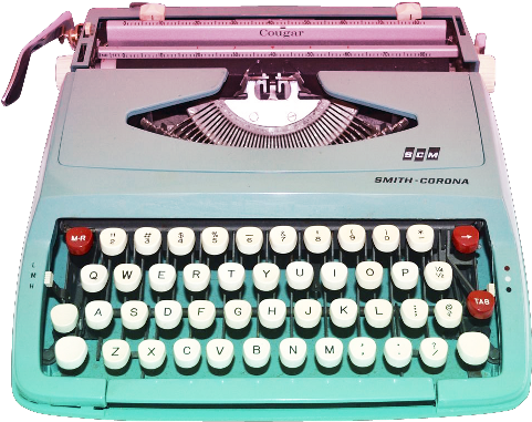 Download Vintage Typewriter Transparent - Full Size PNG Image - PNGkit