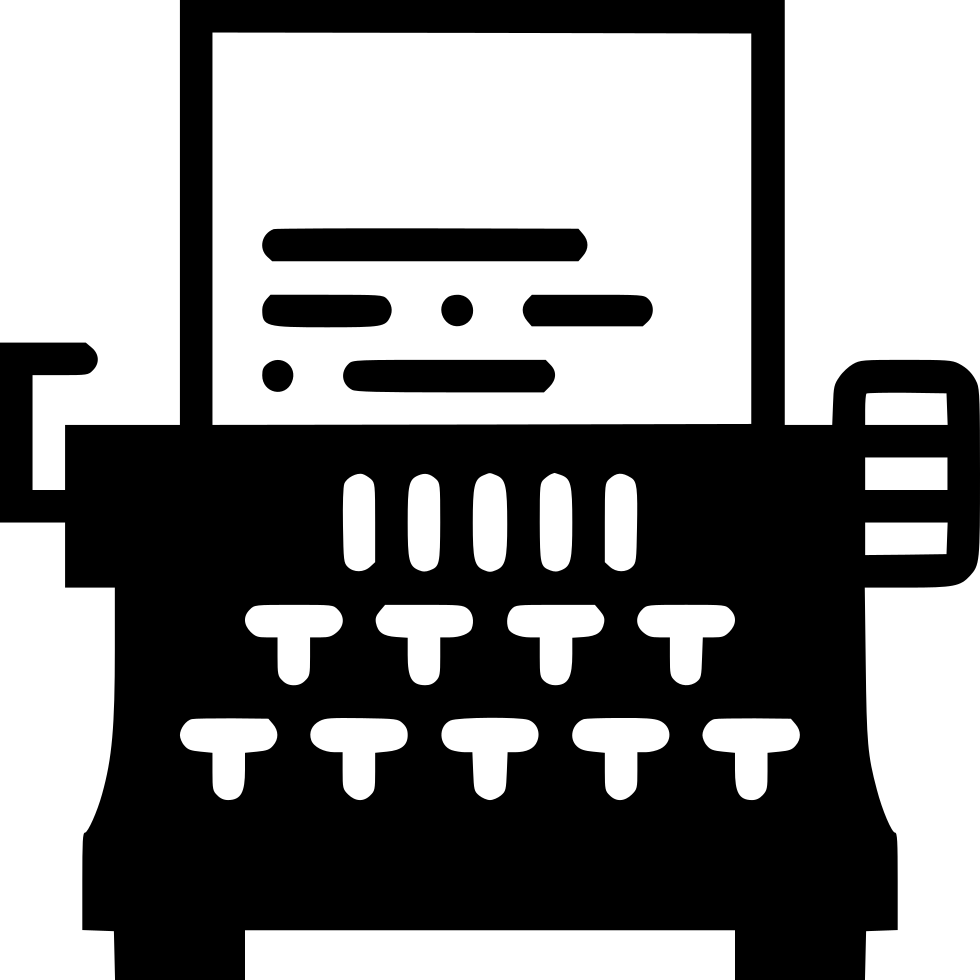 Download Png File - Typewriter Svg - Full Size PNG Image - PNGkit