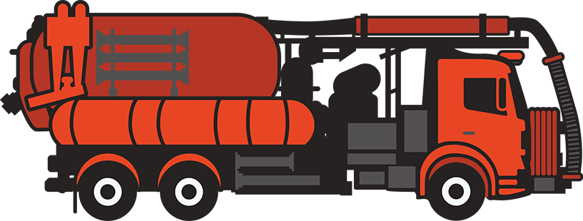 Download Vacuum Truck - Vac Truck Clipart - Full Size PNG Image - PNGkit