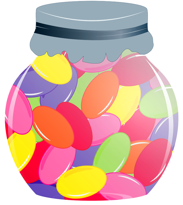 Download Jar Of Jelly Beans Png Dixie Allan - Jelly Bean Jar Clipart ...