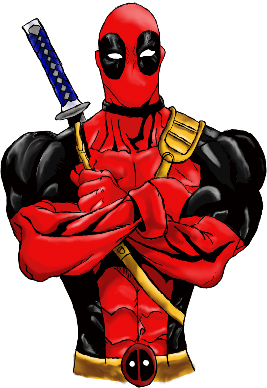 Download Deadpool Drawing In Pencil Images Cartoon Easy - Imagenes De ...