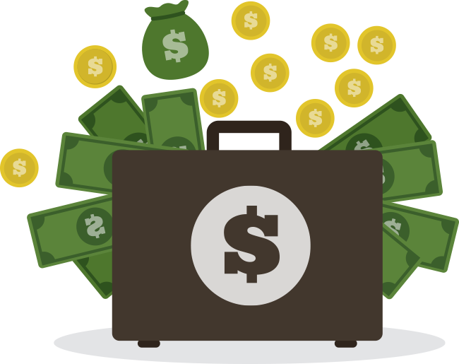 Download Bing Ads Ninja Bing Ads - Pile Of Money Icon Png - Full Size ...