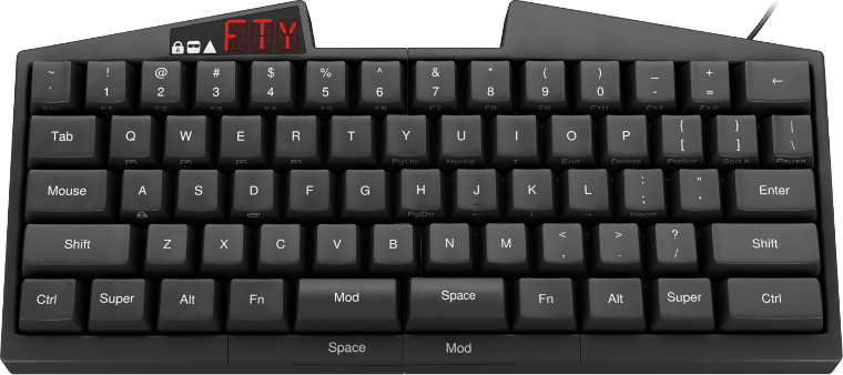 Download Key Cluster Module - Split Mechanical Keyboard - Full Size PNG ...