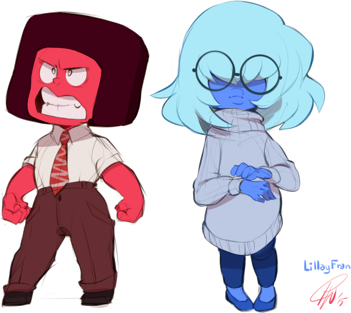 Download Inside Out Saphire And Ruby (aka Anger) From Su (steven ...