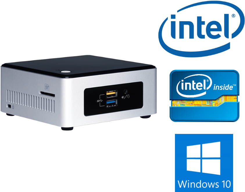 Download Intel Nuc Computer With N3050 8gb 240gb Ssd Win10 - Intel ...