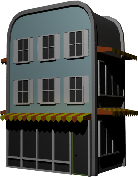 Download Cartoon Buildings - Building - Full Size PNG Image - PNGkit