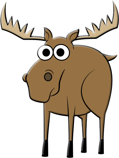 Download Stonedmoose - Cartoon Moose - Full Size PNG Image - PNGkit