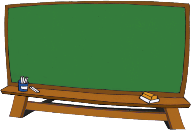 Download El Pizarrón Verde - Pizarra Animada En Blanco - Full Size PNG ...