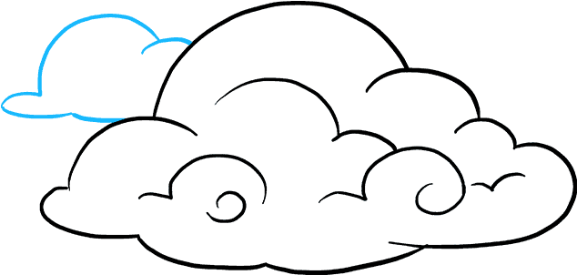 Download How To Draw Clouds - Drawing Of Clouds - Full Size PNG Image ...