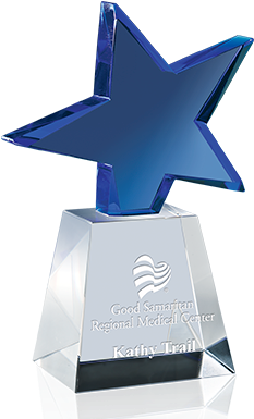 Download 2810 Midnight Crystal Star - Trophy Blue - Full Size PNG Image ...