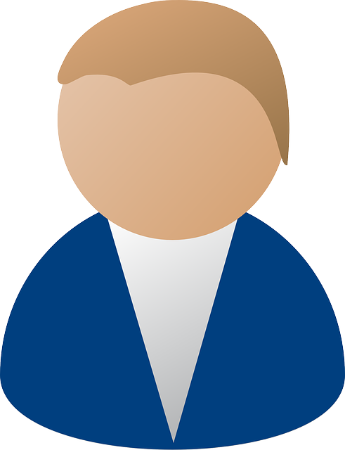 Download Mailroom - Office Worker Icon Blue - Full Size PNG Image - PNGkit