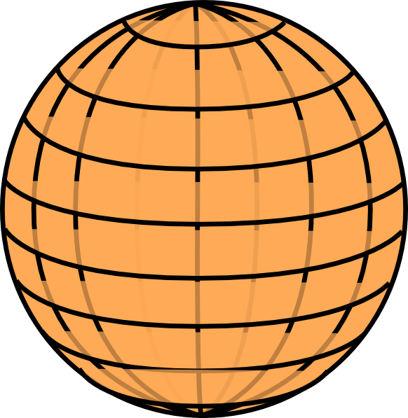 Download Orange Globe Clip Art - Globe Clip Art - Full Size PNG Image ...