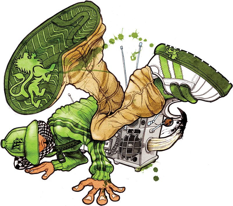 Download Dj Clipart Emcee - Bboy Sticker - Full Size PNG Image - PNGkit