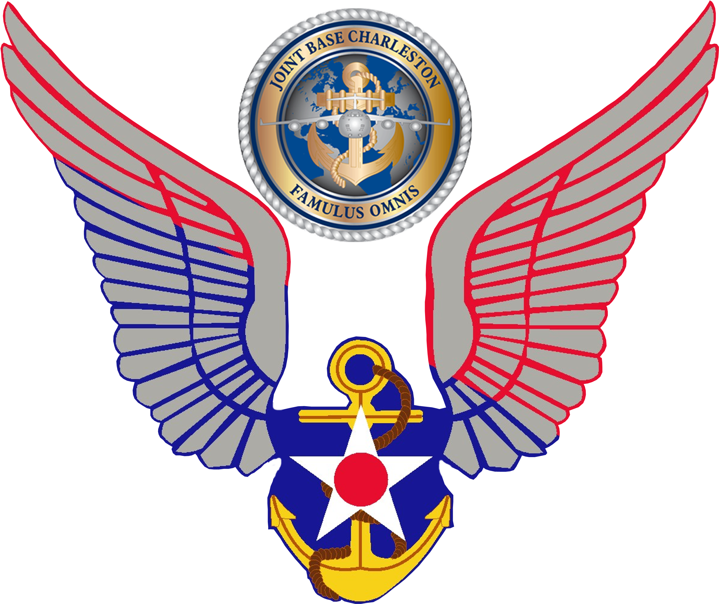 Download Jb Charleston Logo W/ 628 Abw Wings - 628th Air Base Wing ...