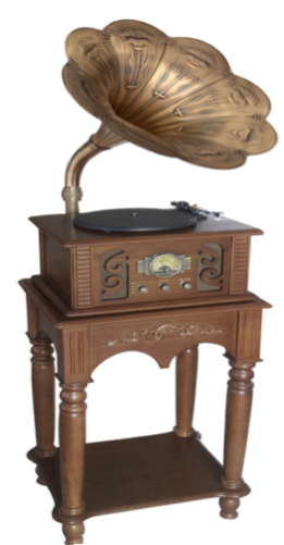 Download Gramophone And Stand - Gramophone Furniture - Full Size PNG ...