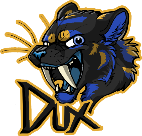 Download Saber Tooth Tiger Badge- Dux - Saber Tooth Tiger Fursona ...