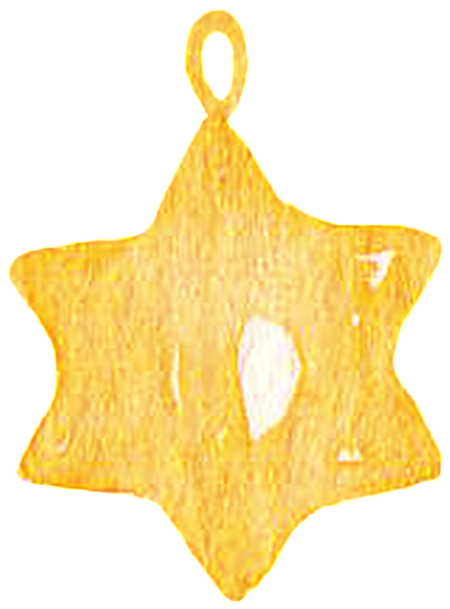 Download Hand Painted Realistic Star Pendant Png Transparent - Portable ...