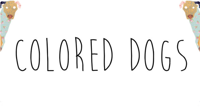 Download Colored Dogs - Calligraphy - Full Size PNG Image - PNGkit