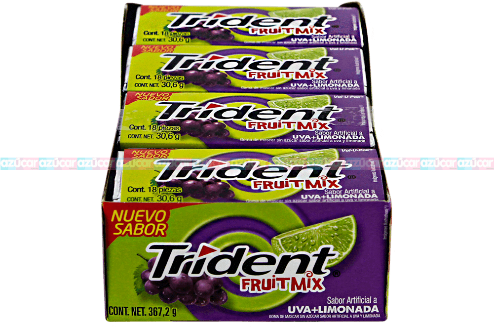 Download Adams Trident 18s Valupack Uva Limonada 12/12 Adams - Trident ...